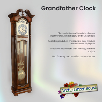 Second Life Marketplace - [AG] Grandfather Clock